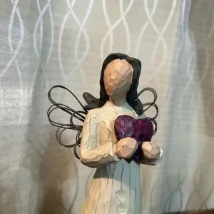 unknown | Accents | Willow Tree Style Angel Figurine With Wings And ...